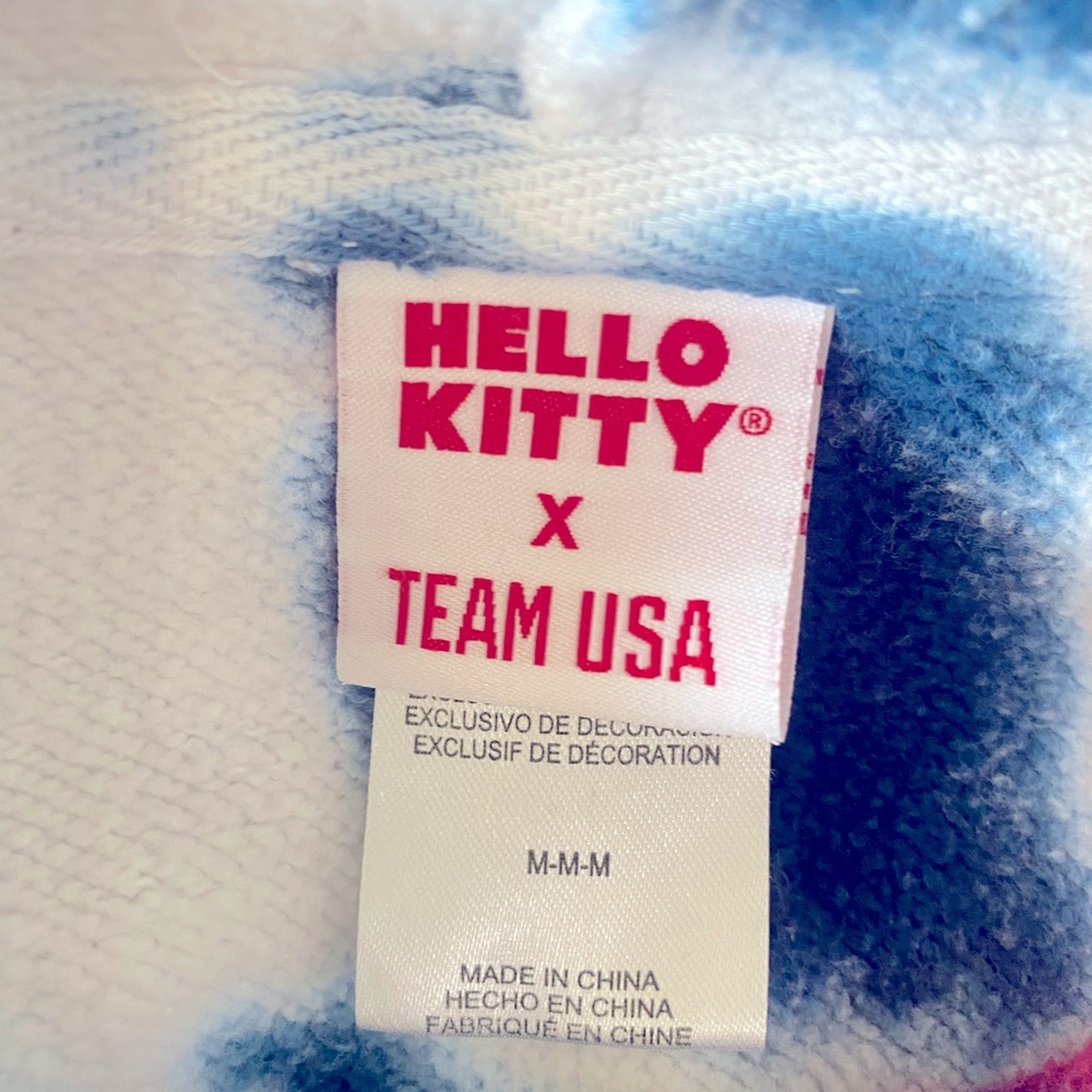 Hello Kitty Team Usa Pullover Hoodie Sweatshirt From … - Gem